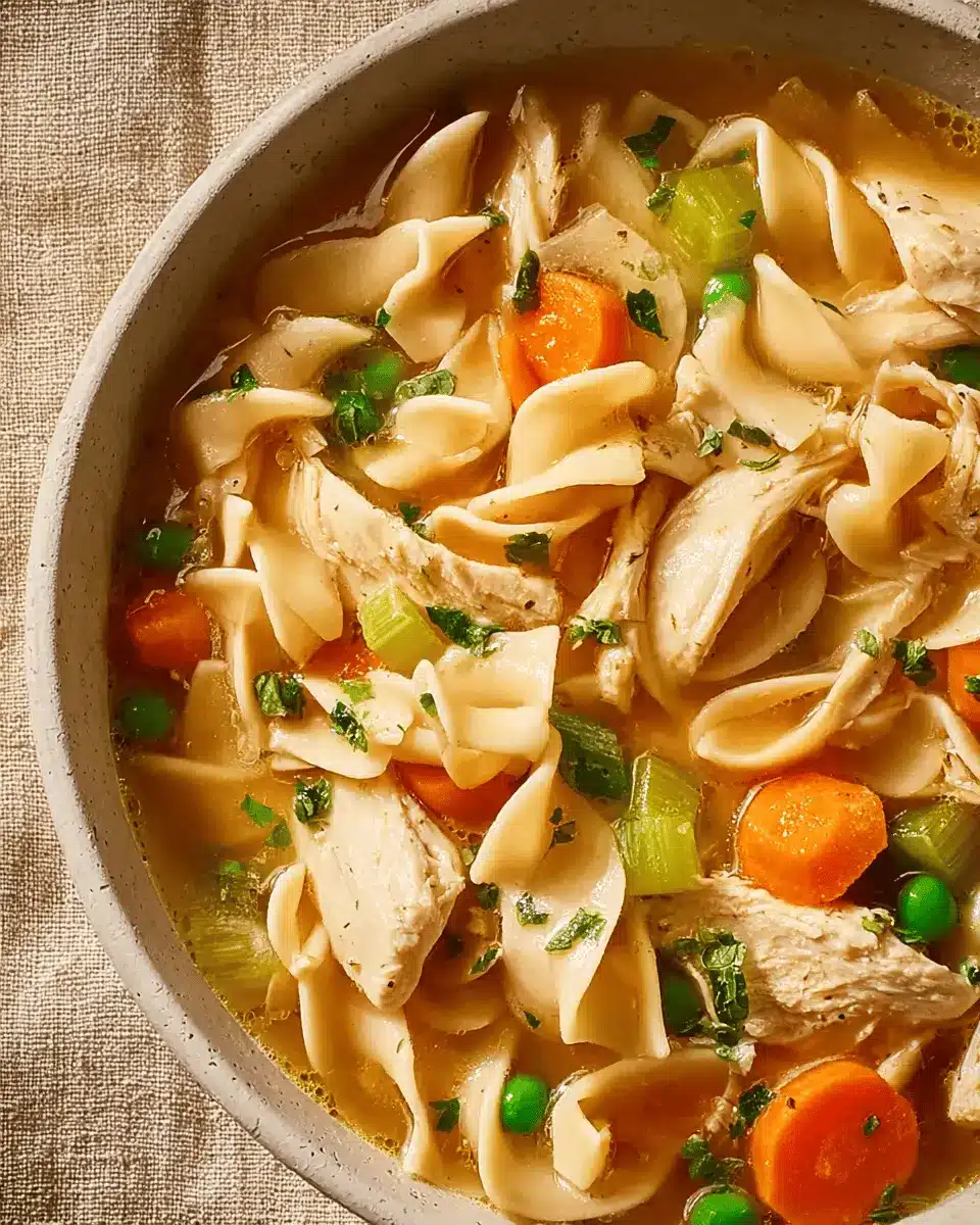 Sick Day Chicken Noodle Soup - Mommade Recipes